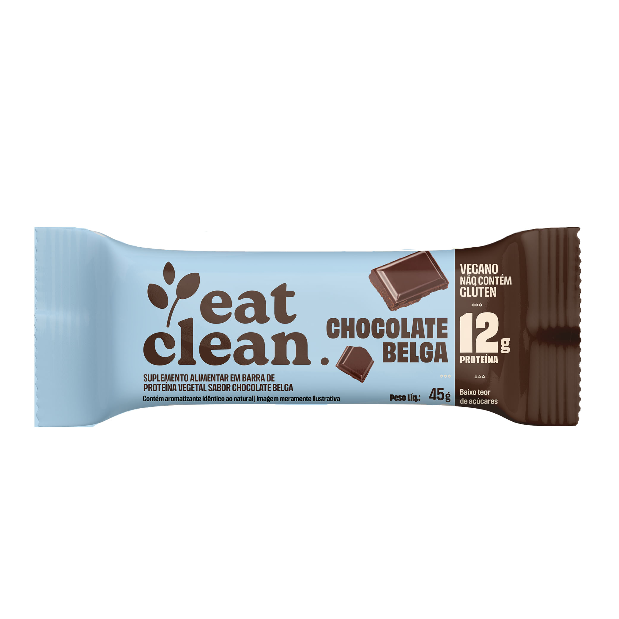 Barrinha de Proteína - Chocolate Belga (45g) - eatclean