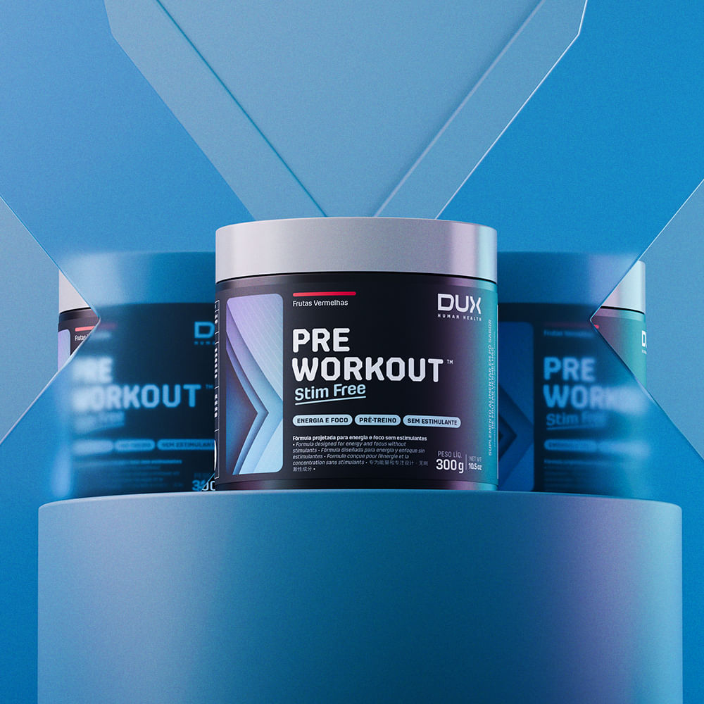 PRE WORKOUT ORIGINAL STIM FREE 300g - FRUTAS VERMELHAS