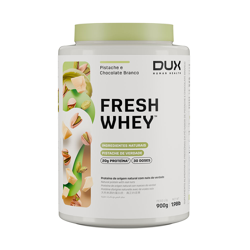 FRESHWHEY PISTACHE E CHOCOLATE BRANCO - POTE 900 G